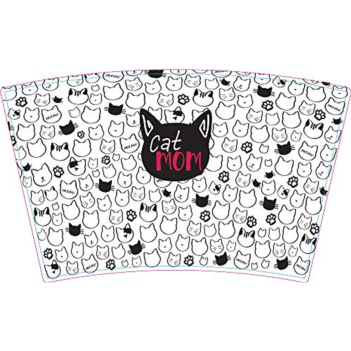 Elanze Designs Cat Mom Stainless Steel 16 oz Travel Mug with Lid