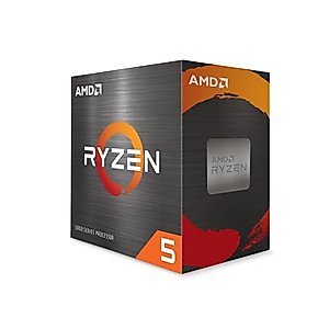 AMD Ryzen™ 5 5500 6-Core, 12-Thread Unlocked Desktop Processor with Wraith Stealth Cooler