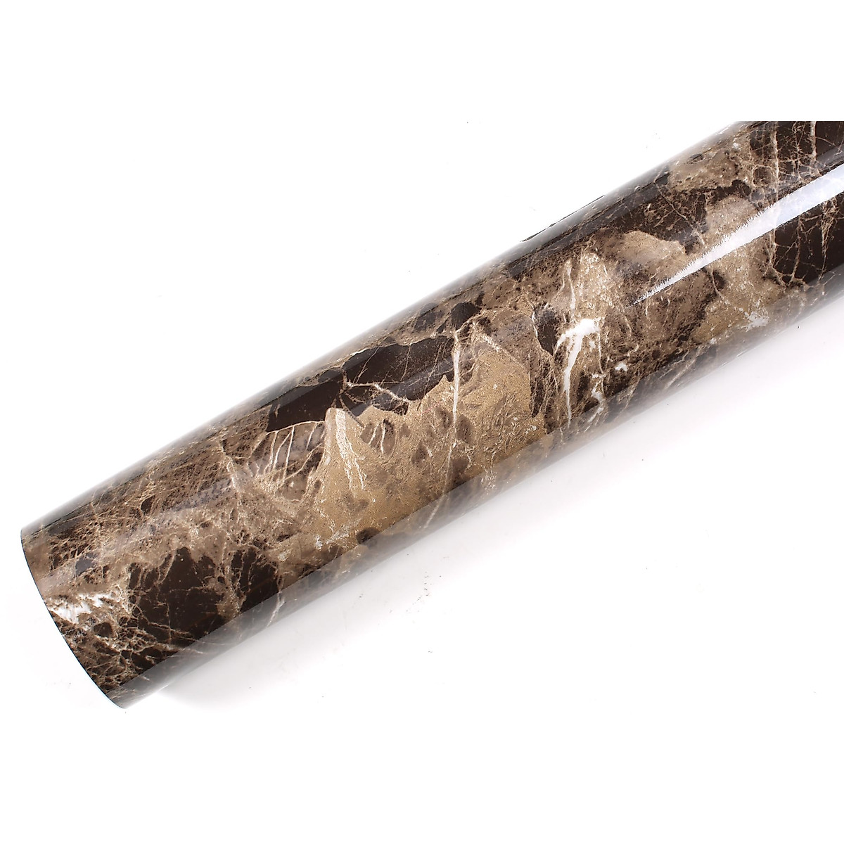 ROSEROSA Peel and Stick PVC Marble Self-Adhesive Wallpaper Covering Counter Top Shelf Liner Emperador (PGS4020 : 2.00 Feet X 6.56 Feet)