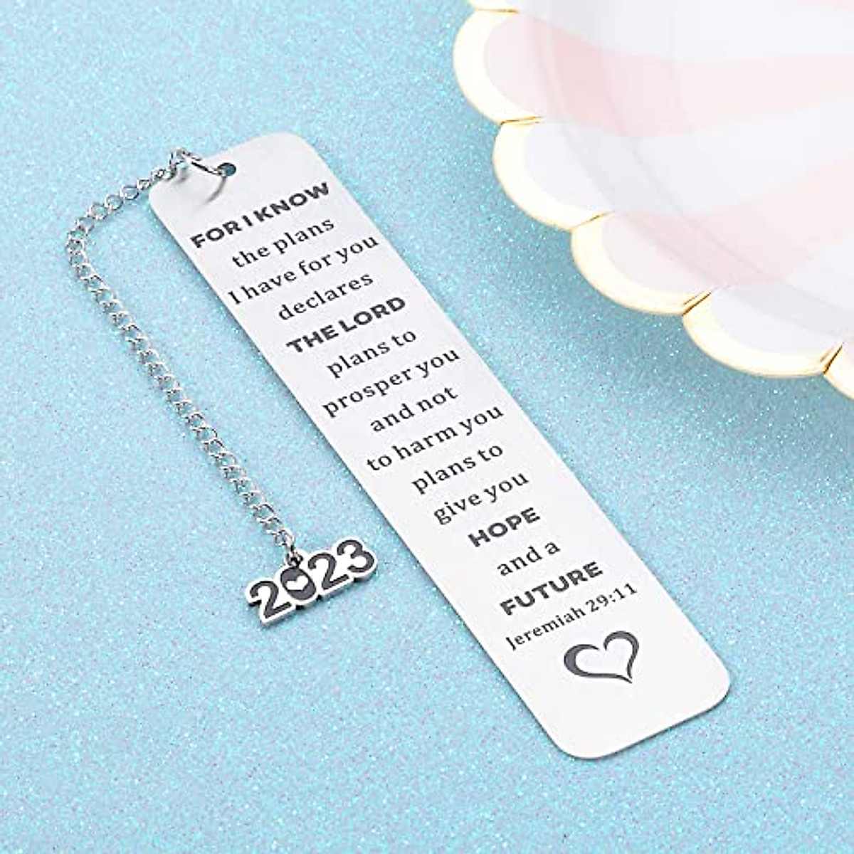 Inspirational Religious Gifts for Women Men Birthday Graduation Gifts for Her Him End of Year Student Gifts from Teacher Christian Gifts for Women Men Class of 2023 Graduates Gift Bookmark for Him Her