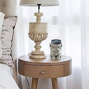 Dekodots Smart Speaker Table Stand (Dog) - Decorative Holder for Amazon Echo Dot or Google Home Mini - Portable Design, No Sound or Microphone Interference - Durable Poly-Resin
