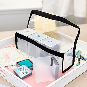 Totally Tiffany Easy to Organize Chasity Buddy Bag, Bundle of 3 Bags, Organize to 84 Square (3"x3") Ink Pads