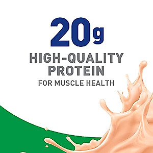 BOOST High Protein with Fiber Complete Nutritional Drink, Creamy Strawberry, 8 fl oz Bottle, 24 Pack