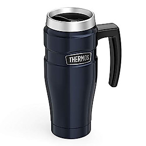Thermos Stainless King Travel Mug, Midnight Blue, 470 ml