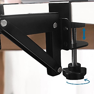 SKYZONAL Desk Keyboard Tray Clamp for DIY Custom Wooden Keyboard Trays Desk Extender Clamp (Tray Not Included) (Fits desks up to 3.15”)