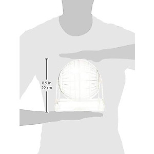 Living World Plastic Hamster Exercise Ball with Stand, 6-3/5-Inch