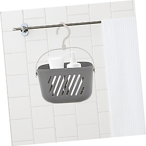 Cabilock bathroom hand basket kitchen organzier hanging shower basket bathroom hanging basket toiletry storage basket plastic storage basket plastic hamper portable shower shower tote