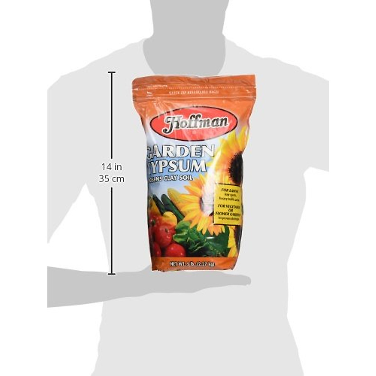 Hoffman 17005 Garden Gypsum, 5 Pounds