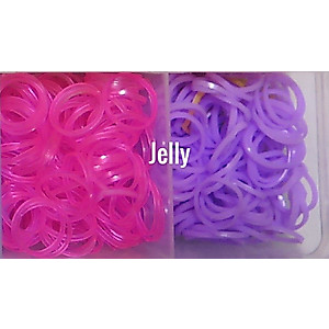 DasKid 12100+ Rubber Bands Refill Loom Set 11,000+ Loom Bands 42 Colors 600 Clips 200 Beads + 52 ABC Beads 30 Charms 10 Backpack Hooks 10 Tassels 5 Crochet Hooks 5 Hair Clips +ABC & Number Stickers