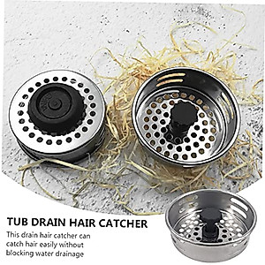 RHRYTCH 4pcs Kitchen Sink Strainer Bath Sink Bathtub Filter Hair Sink Tub Drain Remover Bath Filter Sink Drain Shower Drain Hair Catcher Shower Drain Hair Kitchen Drain