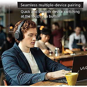 WH-1000XM4 Wireless Industry Leading Noise Canceling Overhead Headphones with Mic for Phone-Call (International Version) (Renewed)