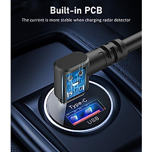 Valentine One V1 Gen 2 Radar Detector Power Replacement Cable, USB C Plug to RJ11 Plug, no PD Fast Charging Function, only Power Supply (RJ11-1M)