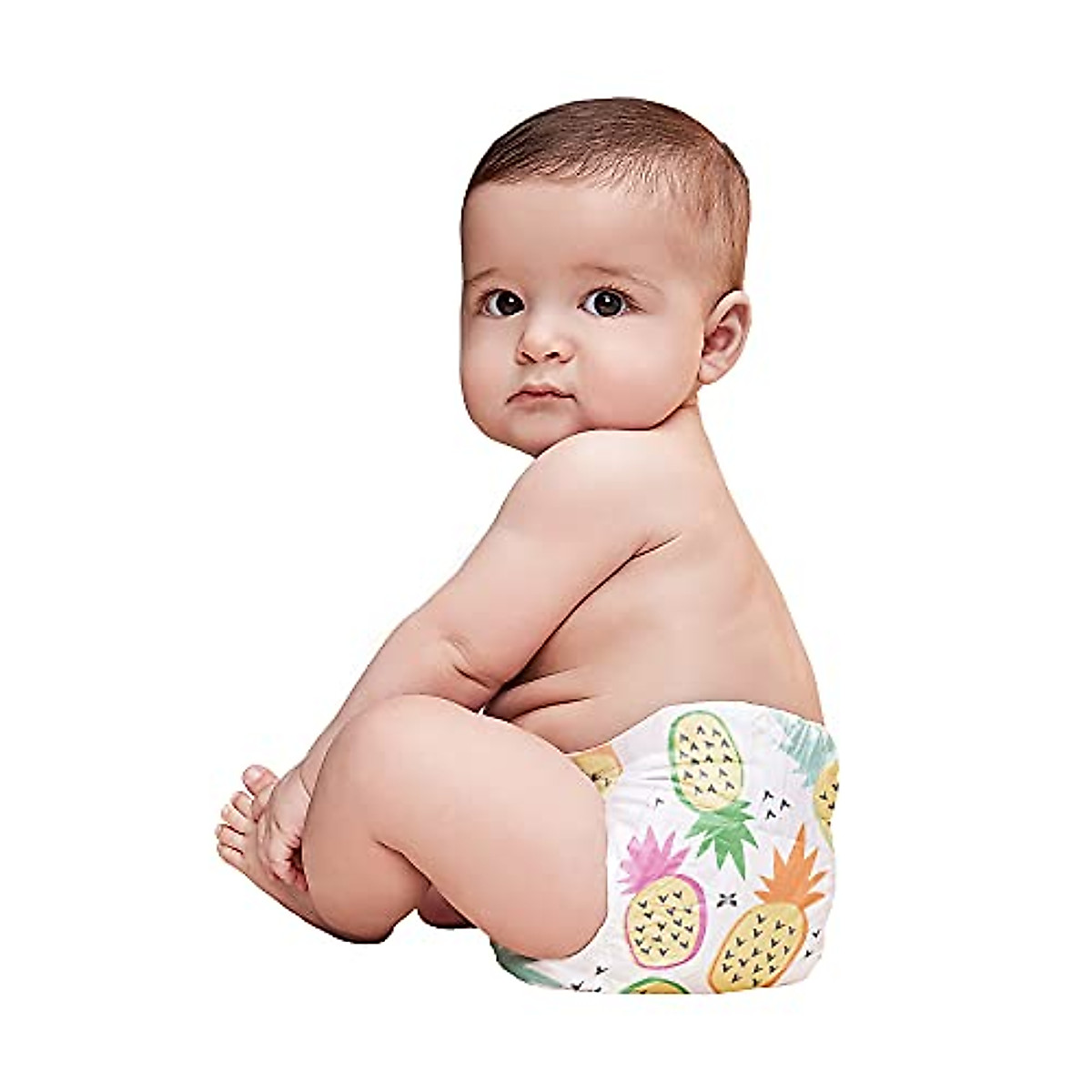 Honest Club Box Clean Conscious Diapers Summer - Fruity Patootie + Lil Monstera, Size 5, 50 Count