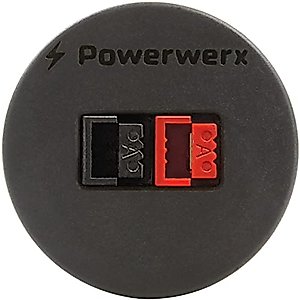 Powerwerx PanelPoleGZ, Panel Mount Housing for a Single Vertical Stacked Fingerproof Powerpole with a Weather Tight Cover
