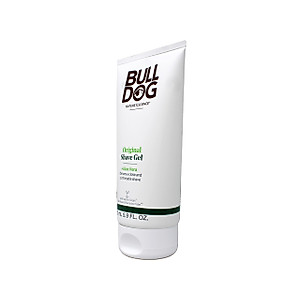 Bulldog Original Shave Gel for Men, Aloe Vera Enriched, Delivers a Close & Comfortable Shave, 95% Natural Origin, 5.9 fl oz