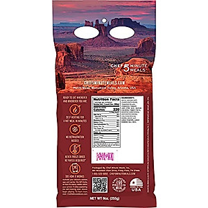 Chef 5 Minute Meals Beef Chili with Beans Self-Heating Backpack Meal