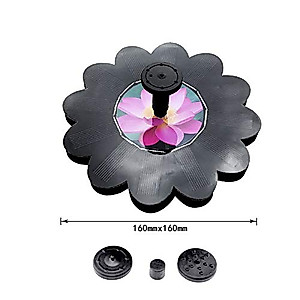 XXXDXDP Solar Fountain Floating Garden Water Fountain Pool Pond Decoration Solar Powered Fountain Water Pump Drop Shipping