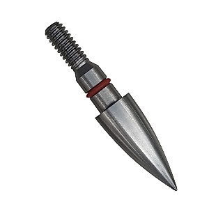 5/16″ 100 Grains Field Points arrowheads, Stainless Steel Archery Target Bullet Point Sharp Targethead Screw in Broadheads (1 Dozen 12 PCS) (5/16″100Grain-C, 5/16″)