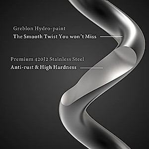 KITCHENDAO 3 in 1 Wine Bottle Opener Corkscrew with Foil Cutter, Beer Bottle Opener with Magnetic Cap Catcher, Works Easily Like Electric Opener, Wine Corkscrew, Gifts for Men and Women