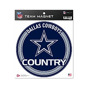 Rico Industries NFL Dallas Cowboys 8" Round Magnet