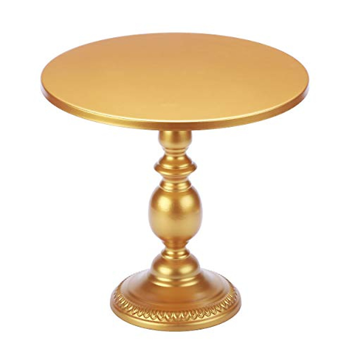 Hotity 12 Inch Cake Stand Round Cupcake Stands Metal Dessert Display Cake Stands, Gold