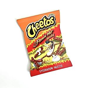 eyeshadow palette Chee-TOS 12 Fun Orange Yellow Red Shades Eyeshadow Palette Junk Food Themed