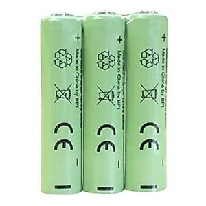TimeFlys 3AAA Rechargeable Battery 1.2V 800mAh Ni-MH Triple AAA Cheap Long Lasting Batteries for Baby Monitors (Pack of 3)