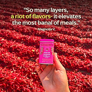 Diaspora Co. Guntur Sannam Chillies | Single-Origin Chili Powder | Medium Heat | All-purpose | 57g Everyday Tin