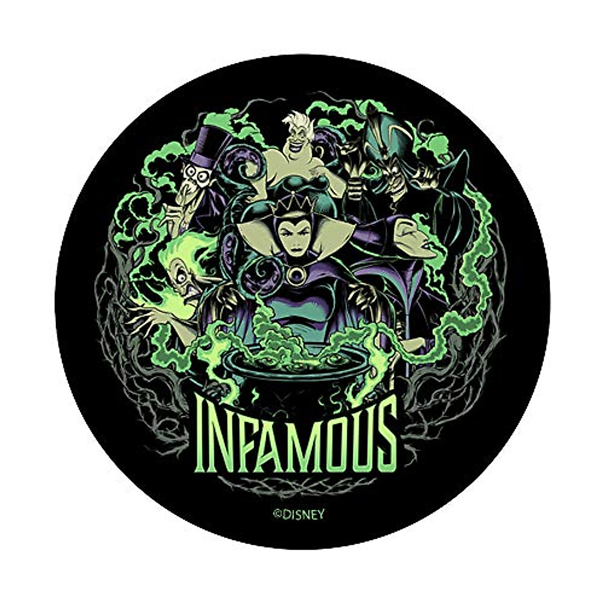 Disney Villains Infamous Group Shot PopSockets Grip and Stand for Phones and Tablets