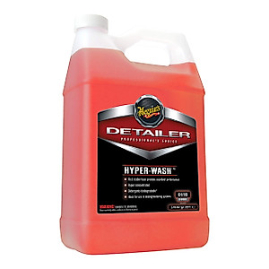 Meguiar's D11001 Hyper-Wash Foaming Car Wash Lifts Off Dirt and Leaves a Rich Shine - 1 Gallon Container