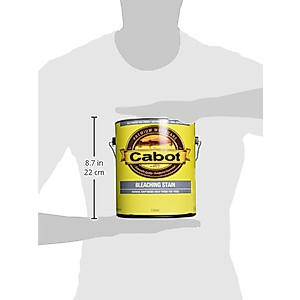 Cabot Bleaching Wood Stain, Driftwood Gray, 1 Gallon