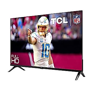 TCL 40-Inch Class S3 1080p LED Smart TV with Google TV (40S350G, 2023 Model), Google Assistant Built-in with Voice Remote, Compatible with Alexa, Streaming FHD Television