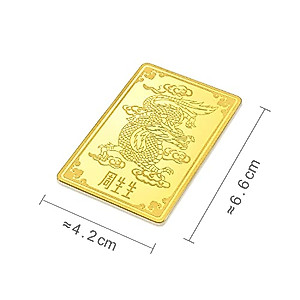 CHOW SANG SANG 999.9 24K Solid Gold Price-by-Weight 19.98g Gold Dragon Bullion for Women and Men 938449