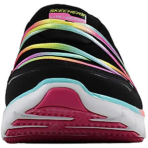 Skechers Sport Women's Air Streamer Slip-On Mule, Black/Multi, 7.5 M US