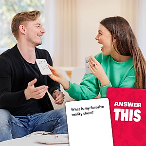 Answer This - Couples Games - How Well Do You Know Your Partner? - Relationship & Conversation Card Game for Date Night or a Party - Cool Anniversary & Valentine Gift - Couples Gift idea