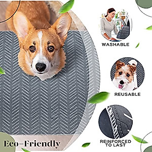 NALALAS Washable Pee Pads for Dogs - Dog Pads Washable Waterproof Dog Mat - Dog Pee Pads Washable Dog Potty Pad - Puppy Pee Pads Pet Training Pads - Dogs Reusable Pee Pads Dogs Whelping Pad 34" x 36"