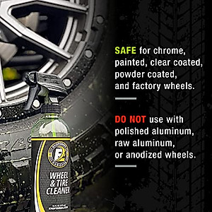 ExoForma Wheel & Tire Cleaner - Removes Built-Up Brake Dust, Dirt & Grime - Improves Dressing Performance - 2-in-1 Formula - Chosen by Pros - Spray Foaming Application - Safe on Most Wheels