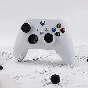 GeekShare Thumb Grip Caps for Xbox One Controller,Silicone Joystick Cover Solid Color Thumbsticks Cover Set Compatible with Xbox Series X,3 Pairs / 6 Pcs (Black)