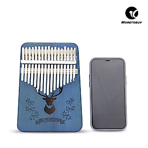 CloudyPeak Kalimba 17 Key Portable Mbira Finger Piano, Kalimba with Protective Box,Tune Hammer and Study Instruction, Thumb Piano for Kids Adult Beginners Professional