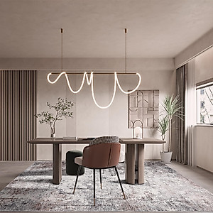 MTOUOCK Washable 8x10 Area Rugs, Modern Abstract Area Rug Washable with Non-Slip Backing, Modern Area Rugs 8 x 10 Area Rugs Indoor for Living Room Bedroom (8'x10', Gray/Rust)