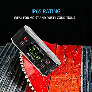 Inclinometer, RISEPRO® Digital Protractor Angle Finder Level Inclinometer Magnetic V-Groove 0~360 degree with Backlight 82413B