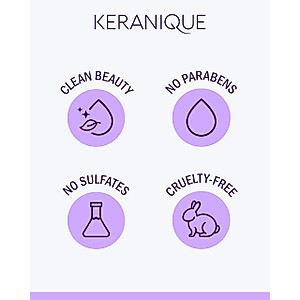 Keranique Volumizing Mousse for Women - Thickening and Styling Anti-Frizz Foam for Fine, Straight, Wavy, and Curly Hair