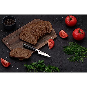 SUMIKAMA VG-10PRO 52008 Kasumi Paring Knife, Made in Japan, 3.1 inches (8 cm), With Main Blade, Sharpness, Paring Knife