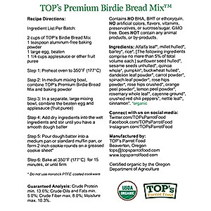 TOP's Premium Birdie Bread Mix Cajun Spice 1.35lbs