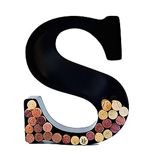 Metal Wine Cork Holder - Letters A to Z | Modern Housewarming Gift, Home Bar Decor, Wine Gift, Bridal Shower Gift, Engagement Gift | Large Wall Art | Home Décor