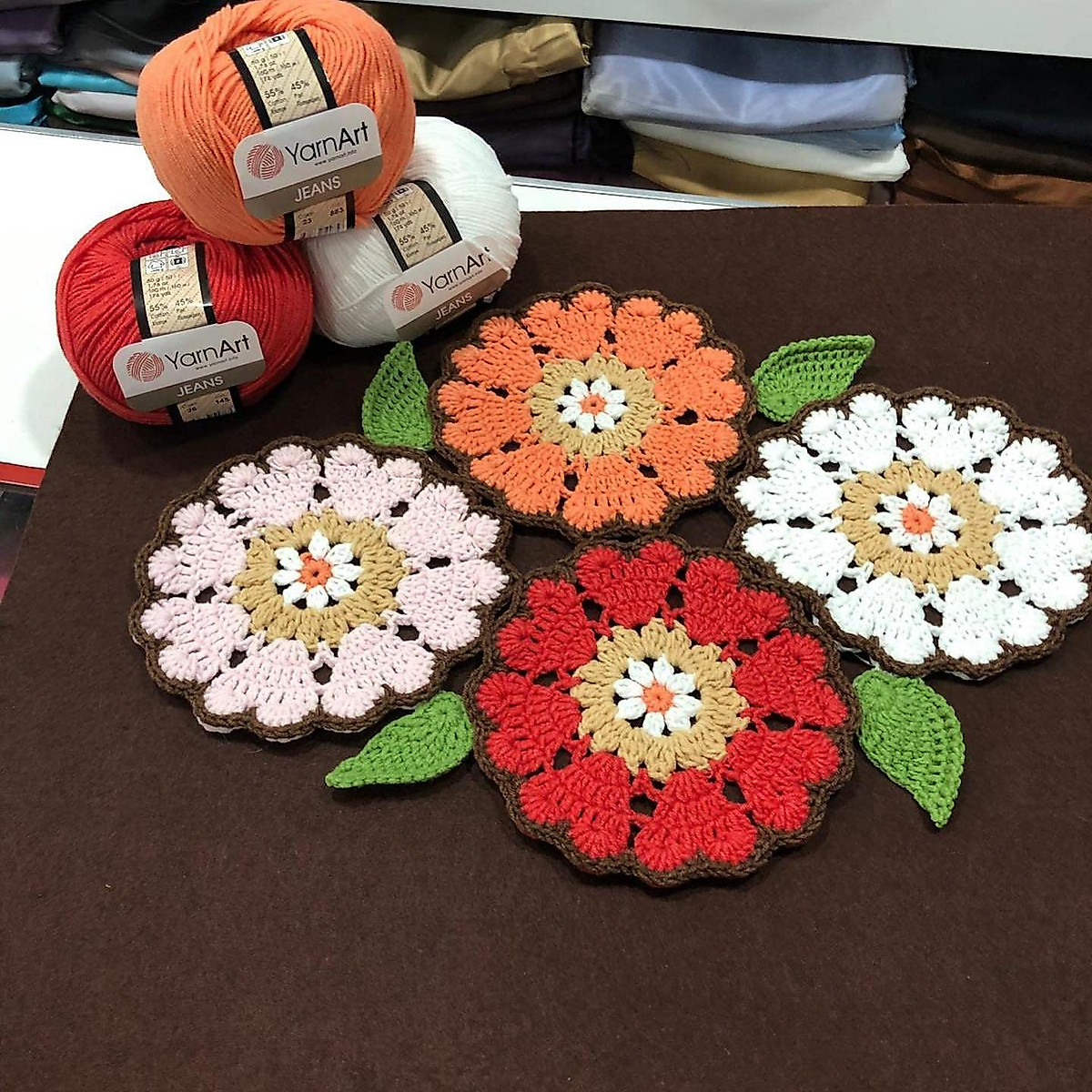 Yarnart Jeans Yarn, Amigurumi Cotton Yarn, Cotton Yarn Crocheting, Knitting Yarn, amigurumi Cotton Yarn, Turkish Yarn, 55% Cotton – 45% PAC (Poliacrylic) Color (1)