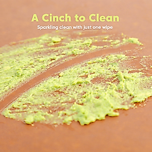 BESTCOOK Wood Fiber Pizza Cutting Board, Durable Wooden Pizza Board with Easy Grip Handle - Perfect for Baking, Cutting, and Serving Pizza, Bread, Fruits, Vegetables, and Cheese, 9 inch