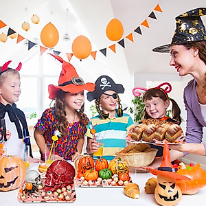 Jingmore 3 Pack Halloween Serving Trays 13 x 10 Inch Reusable Melamine Serving Platter Halloween Food Tray Halloween Snack Tray Halloween Pumpkin Ghost Spider Serving Tray Cute Birthday Party Supplies