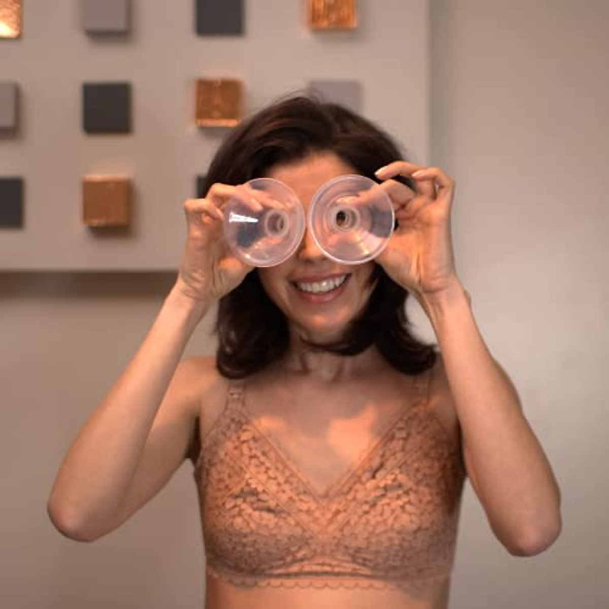 Cushy Silicone Flanges, Idaho Jones - Pack of 2, 21mm - Compatible with Spectra - Lightweight and Comfortable - Gentle Pumping - Pump in Style Flanges