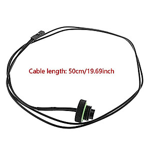 DGZZI Black 10K Temperature Water Stop Sealing Plugs G1/4 Water Cooling Plug with Dupont 2 Needle